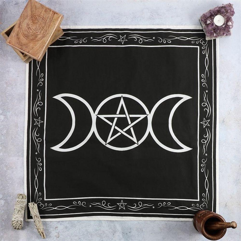 70x70cm Triple Moon Altar Cloth – Pixica
